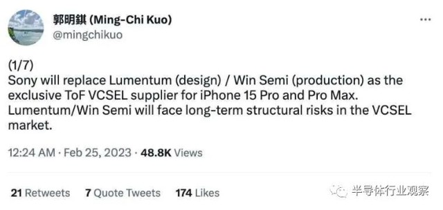 索尼成为苹果VCSEL独家供应商_财富号_东方财富网